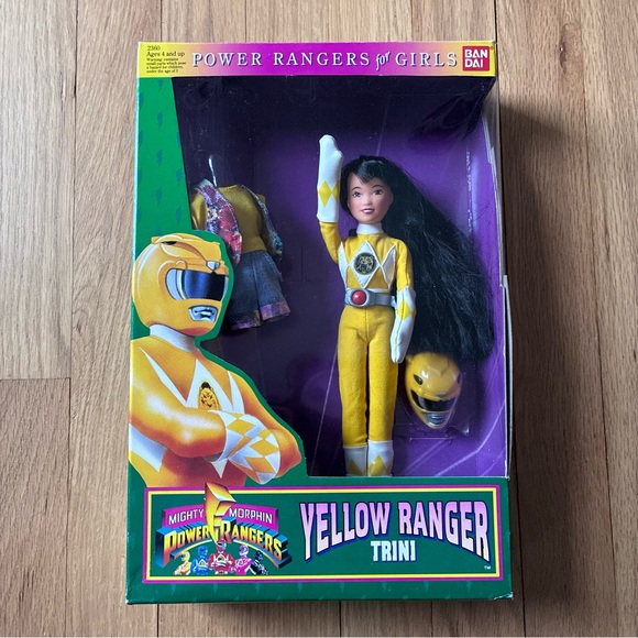 Bandai Namco | Toys | Nib Mighty Morphin Power Rangers Trini Yellow ...